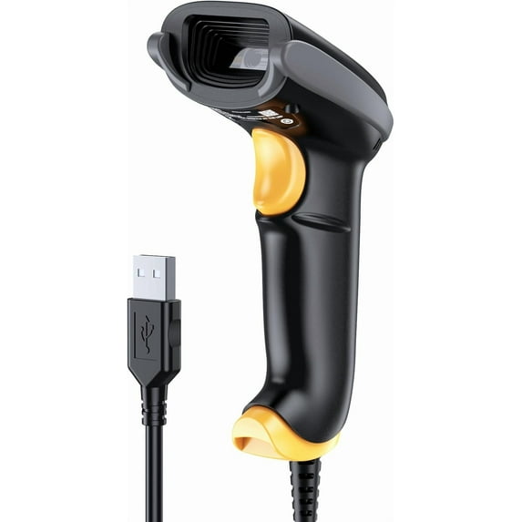 2D Barcode Scanner USB Wired Virtual COM Handheld Automatic QR Data ...