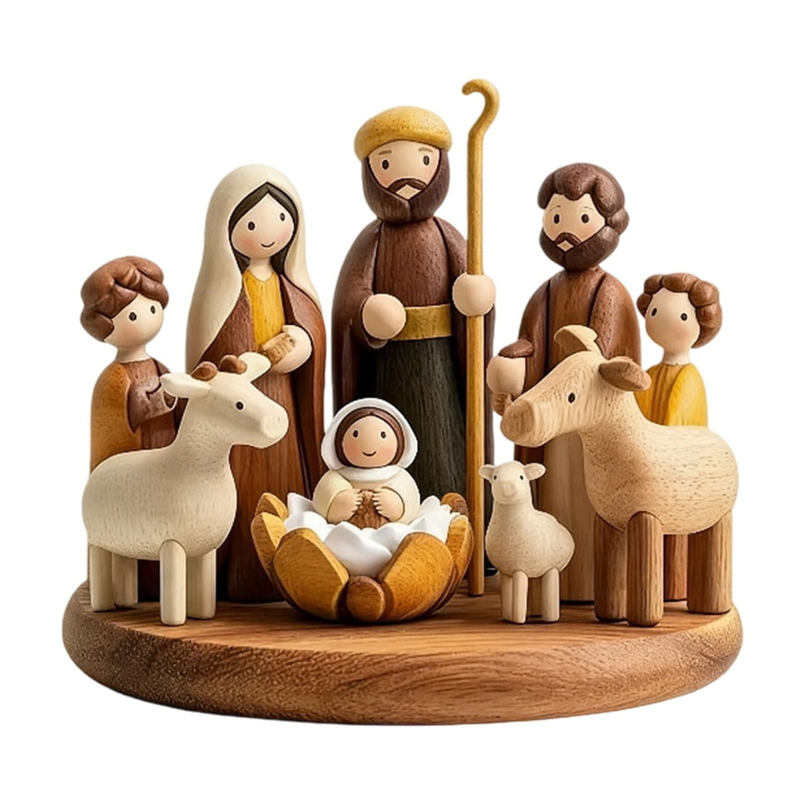 2D Character Birth Scene Rotating Acrylic Stand Decor for Desk Shelf ...