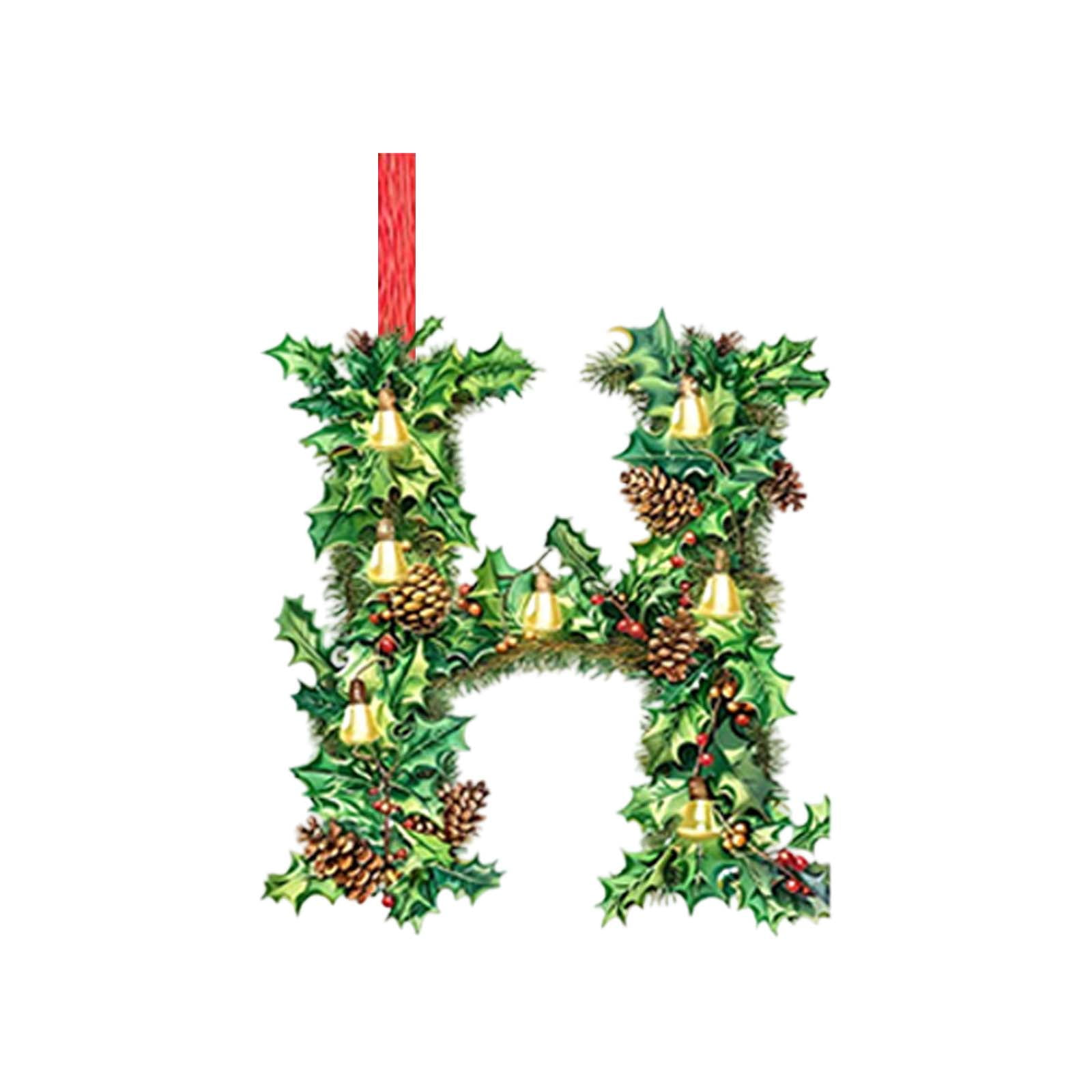 2D Christmas Decoration Pendant, Christmas Tree Hang Tag, Themed Party ...