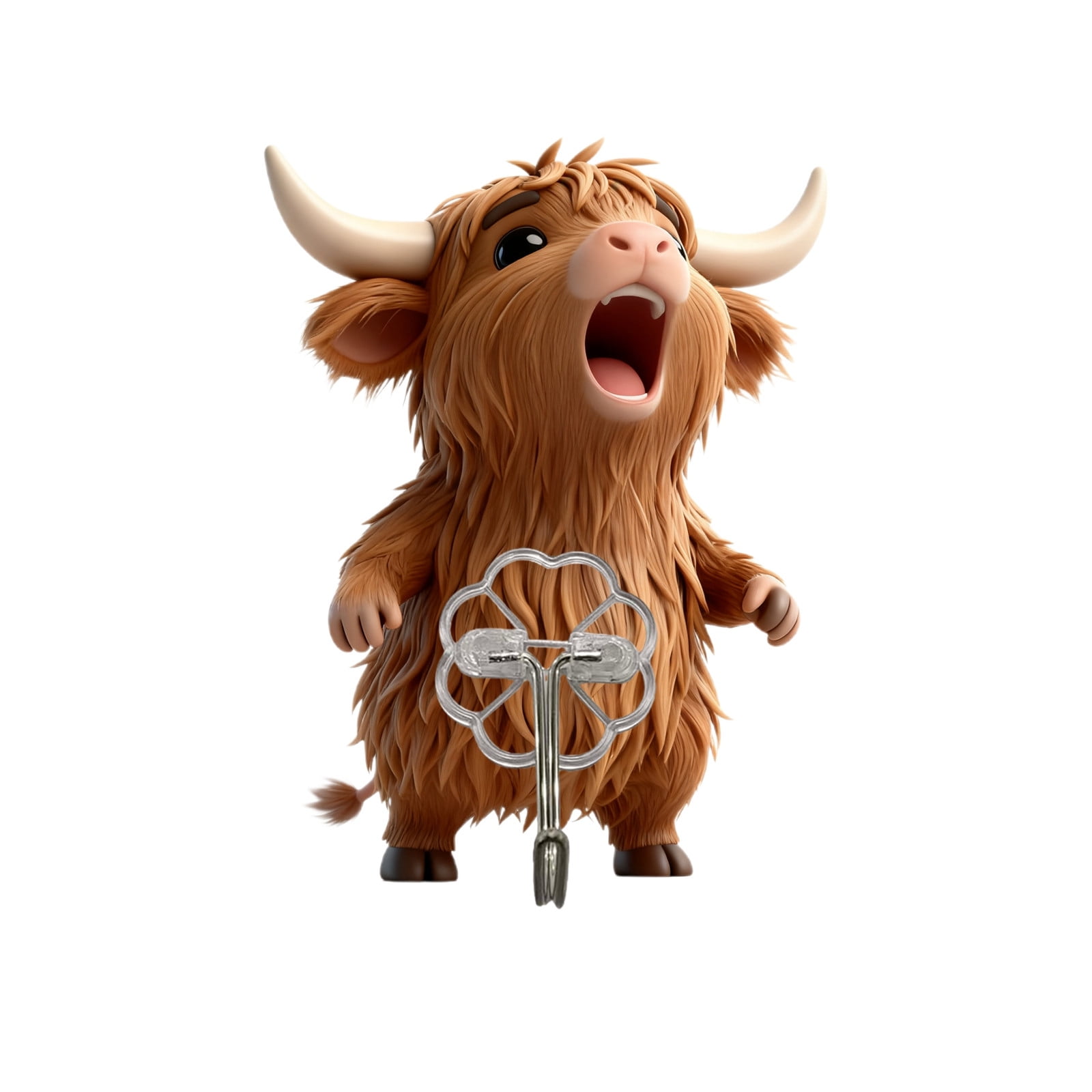 2D Cute Highland Cow Shaped Wall Hook,Self Adhesive Hooks,Removable ...