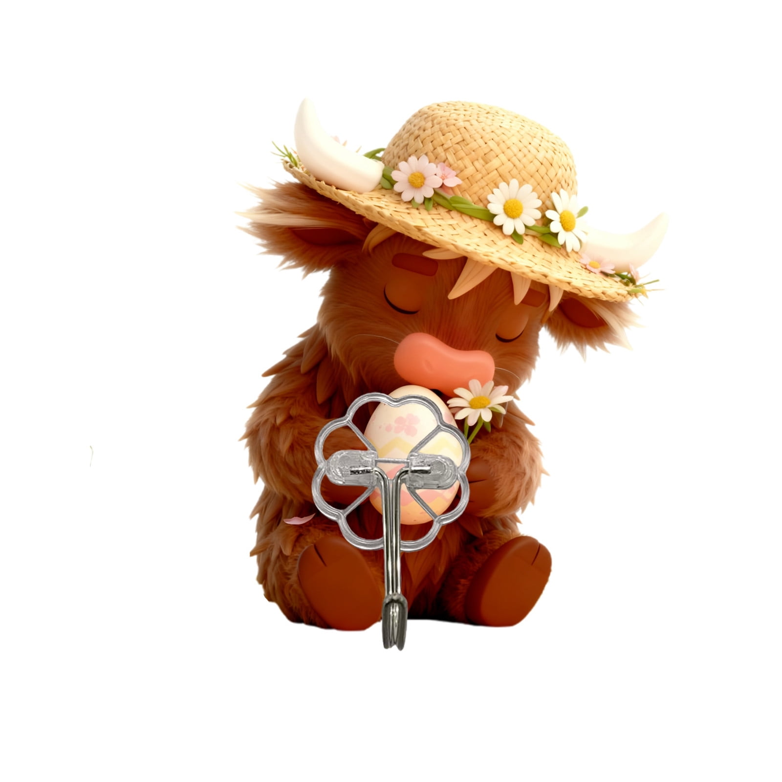 2D Cute Highland Cow Shaped Wall Hook,Self Adhesive Hooks,Removable ...