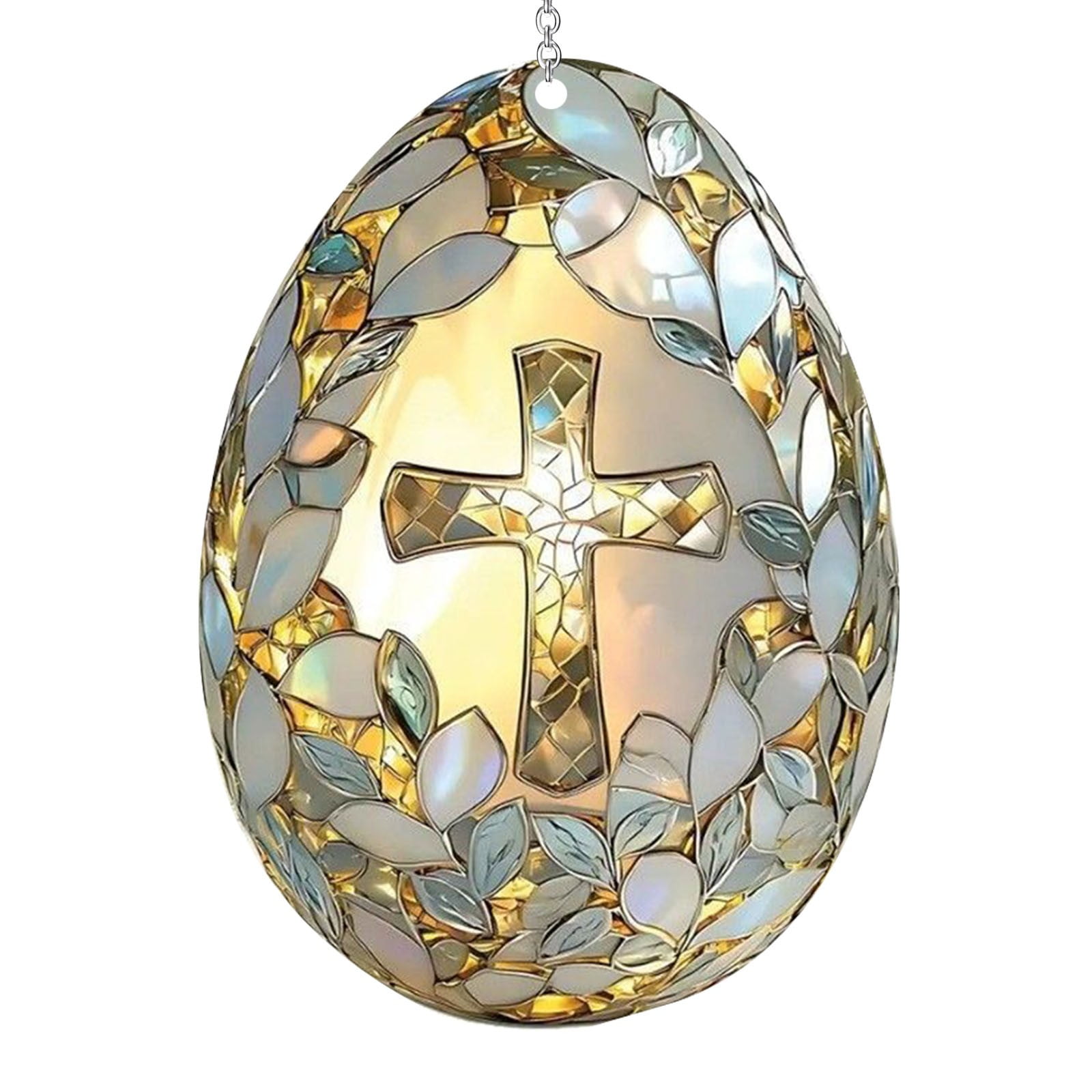 2D Easter Egg Suncatcher 2025 New Easter Suncatcher Stained Glass ...