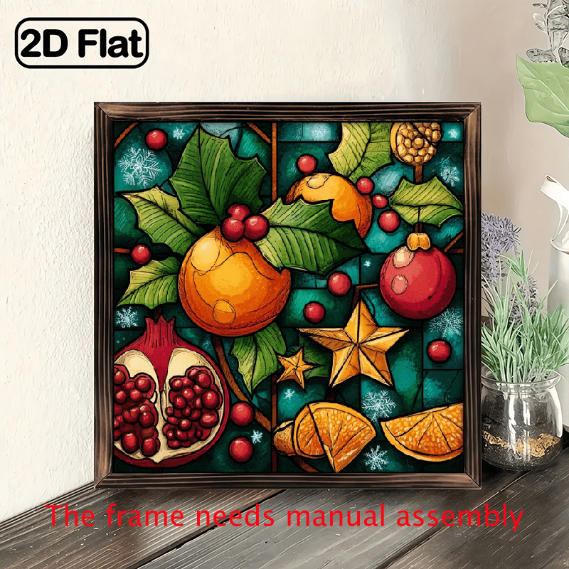 2D Flat, 1pc Bohemian Stained Acrylic Sun Catcher Window Hanging Decor ...