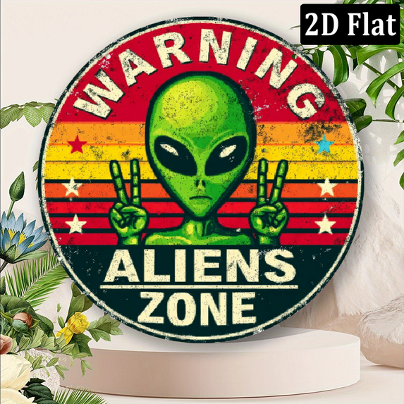 2D Flat 1pc, Life is Better by the Pool Vintage 8x8 inch Round Metal ...