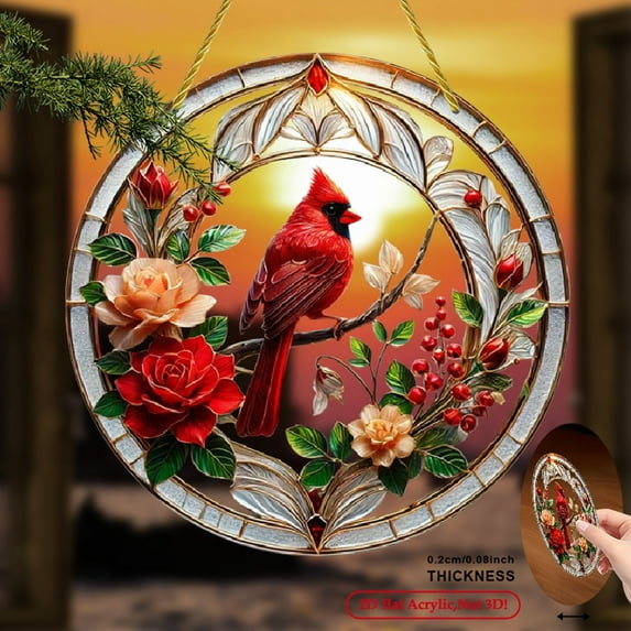 2D Flat, 1pc Mermaid with Seashells Suncatcher - 8x8 Acrylic Ocean Wall ...