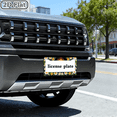 2D Flat, 1pc Metal License Plate Frame, Vivid and Colorful Sun and ...