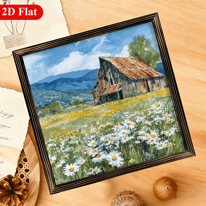2D Flat, 1pc Rustic Farmhouse Style Wall Sign 12x12 Inch Framed ...