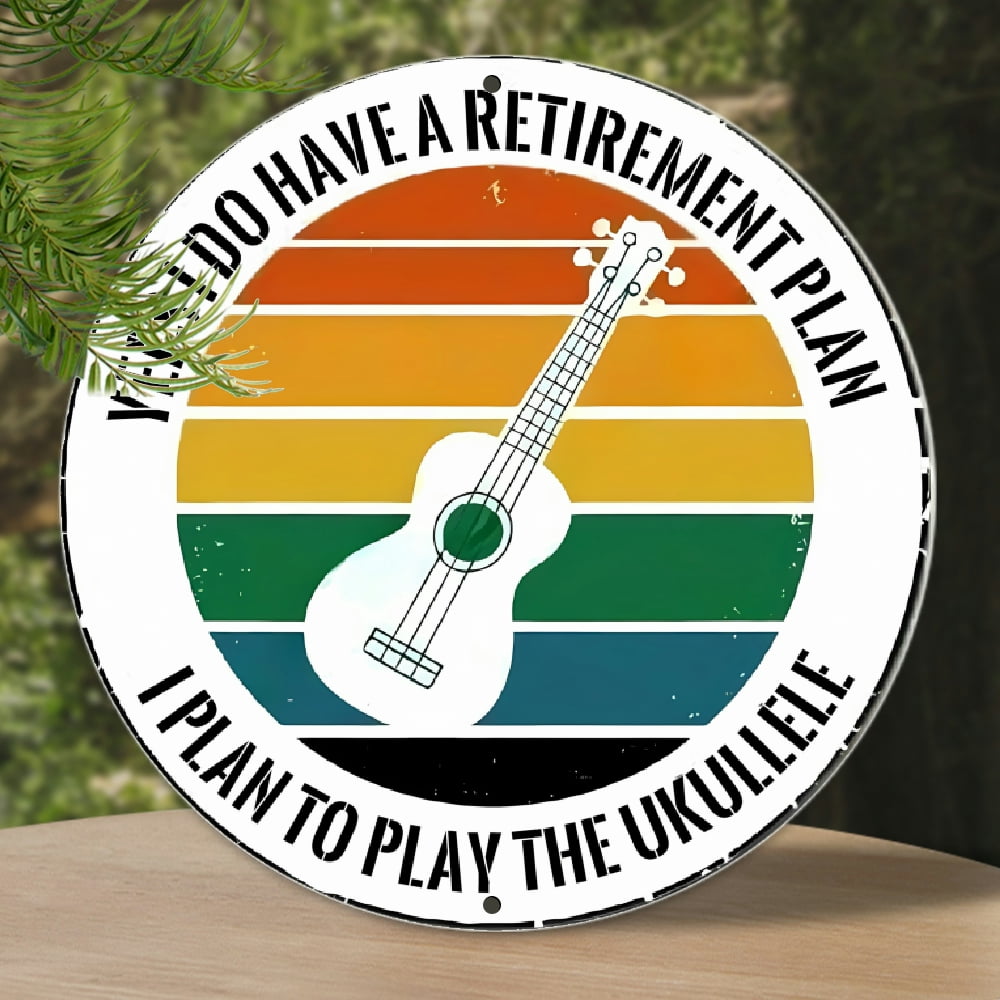 2D Flat, 1pc Yes I Do have a retirement Round Shaped Aluminum Sign, 8x8 ...