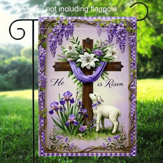 2D Flat, 2D Flat Printing, No Electricity Needed, He is Risen Garden ...