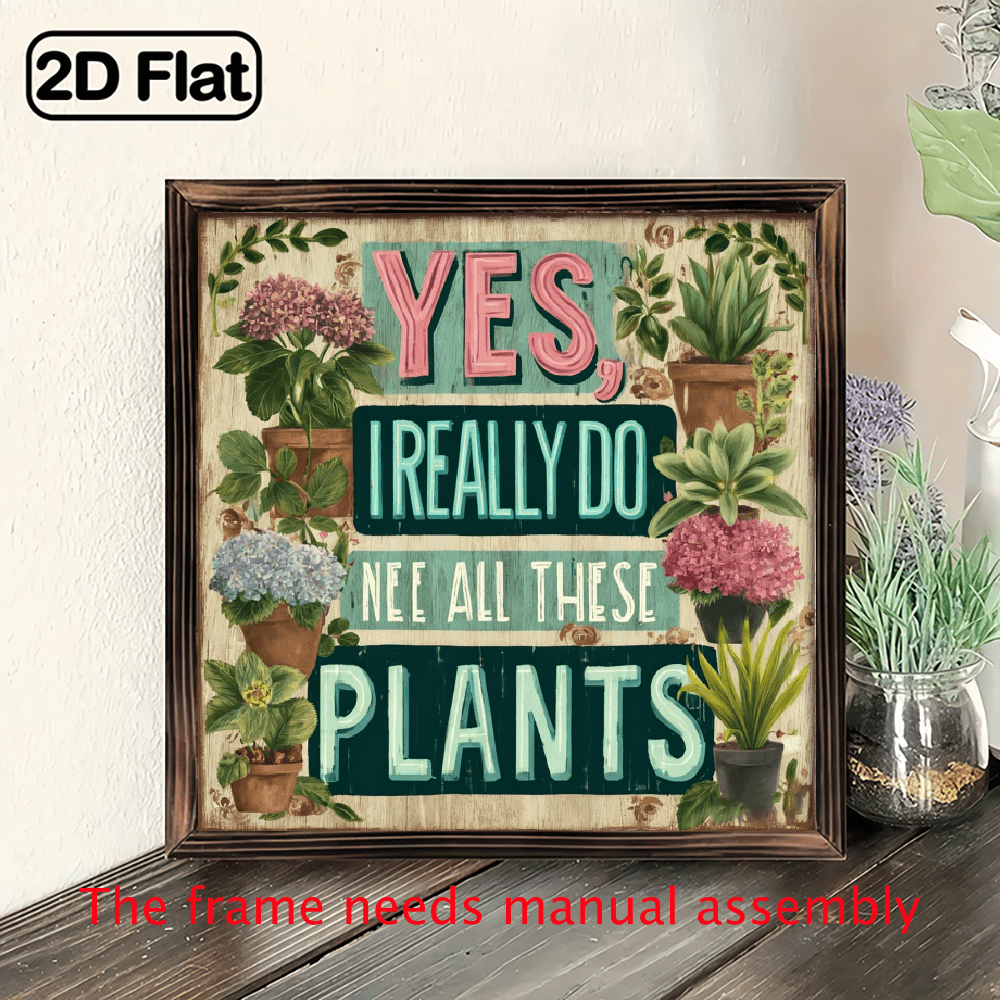 2D Flat - A 2D Flat Wooden Sign Measuring 8X8 Inches That Humorously ...