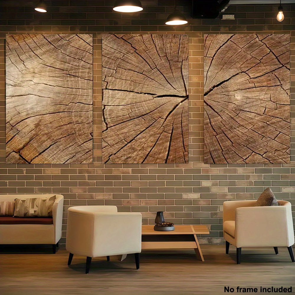 [2D Flat] 3pcs, 2D Frameless Canvas Art Set, 3pcs Living Room ...