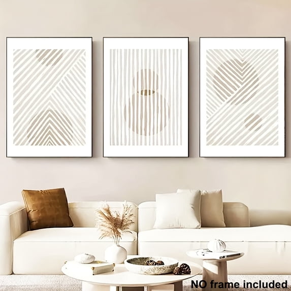 2D Flat, 3pcs, 2D Frameless Canvas Prints, Home Decor Art, Set of 3 ...