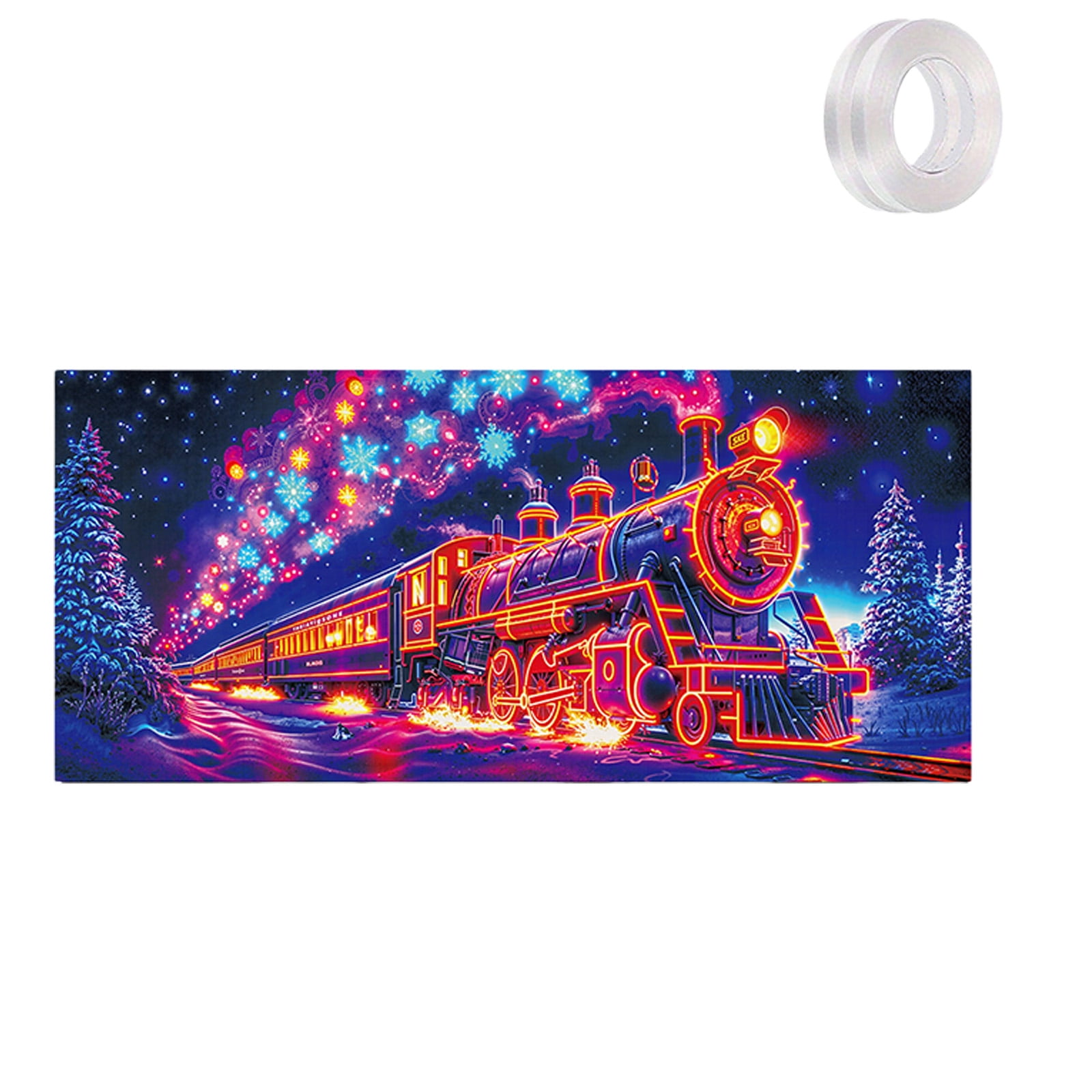 2D Flat Activated Garage Cover, Christmas Glow, Cartoon Santa Holiday ...