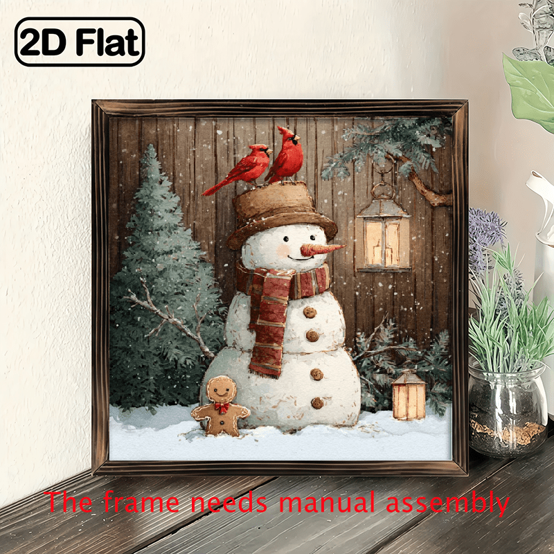 2D Flat, Exquisite and beautiful decoration, with photo frame, suitable ...