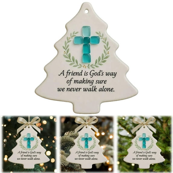 2D Flat Friendship Christmas Tree Ornament/ Christmas Tree Ornament 2D ...