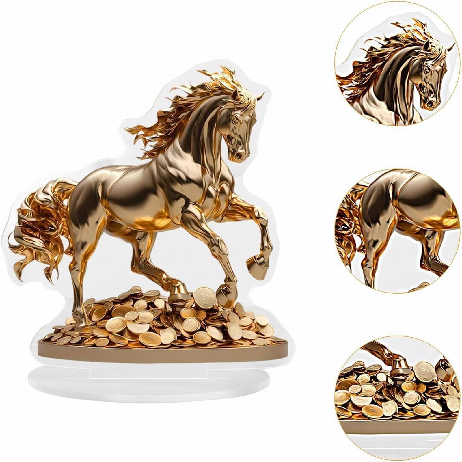2D Flat Horse Statue Tabletop Sculpture Table Decor - Walmart.com