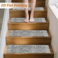 2D Flat Printing Stair Carpet, Runner Rug, Stair Anti-Slip Mat, Anti ...