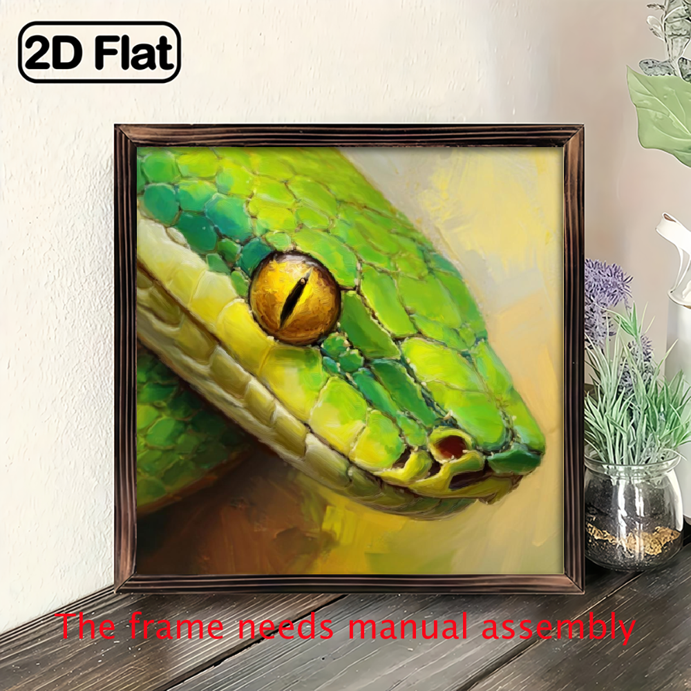 2D Flat - The Two-Dimensional Flat Wooden Frame Artwork Titled ...