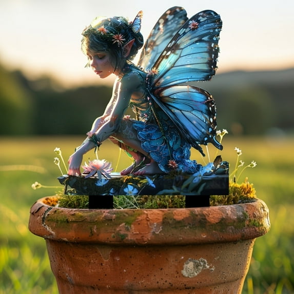 2D Garden Insert Sign Kadlawus Under $5 ! Acrylic Weatherproof Ground ...