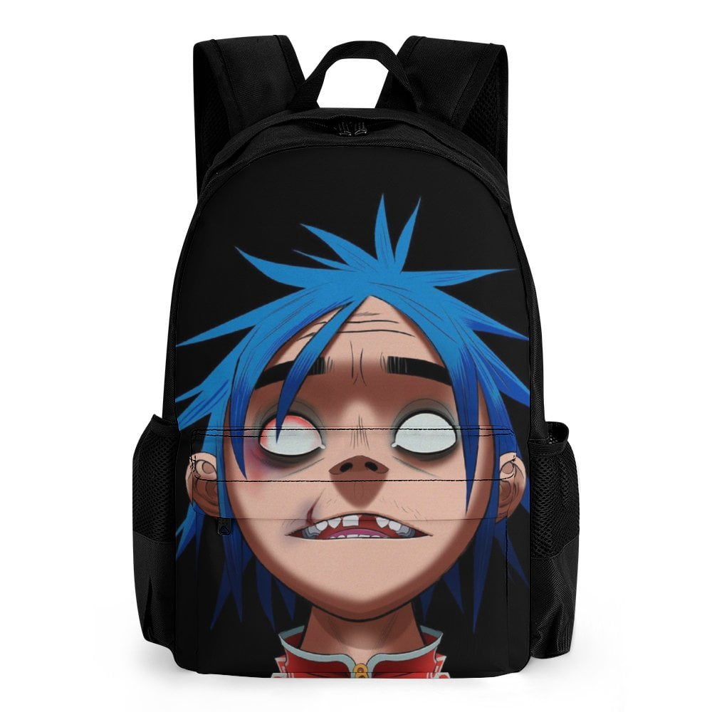 2D Gorillaz Backpack Laptop Bag Student Satchel Schoolbag Bookbag Large ...