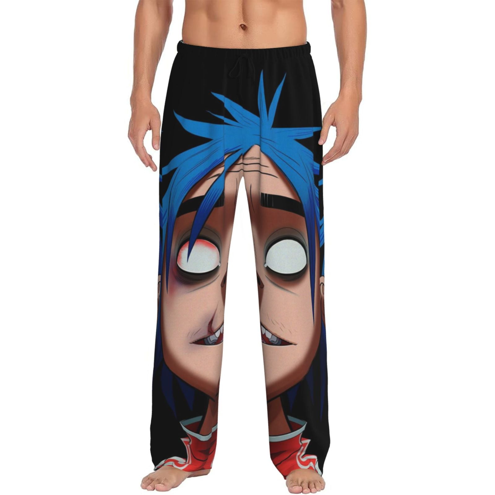 2D Gorillaz Men's Pajama Pants With Pockets Fashion Cozy Daily Lounge ...