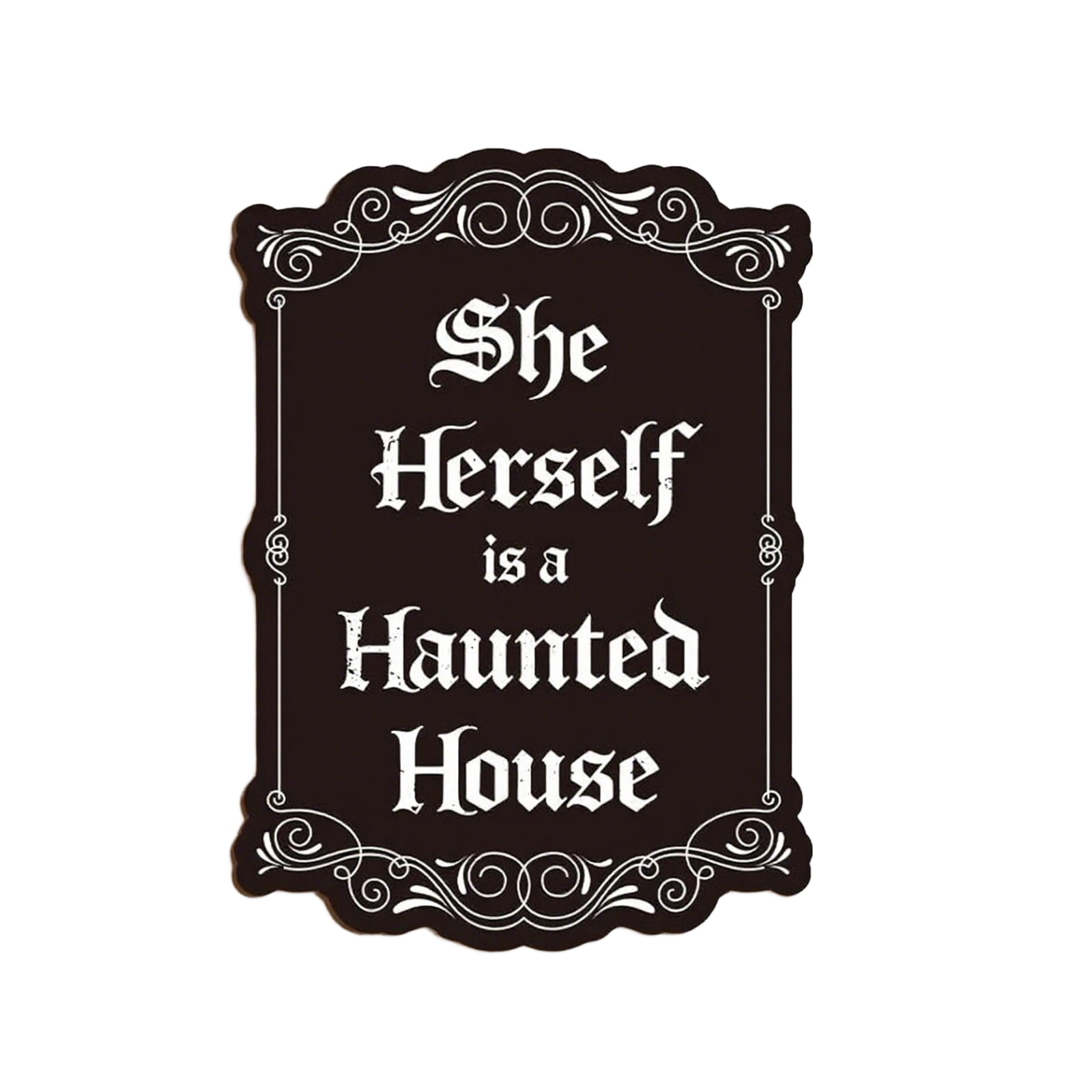 2D Halloween Skeleton Door Decoration, Thrilling 3D Skeleton Pattern ...