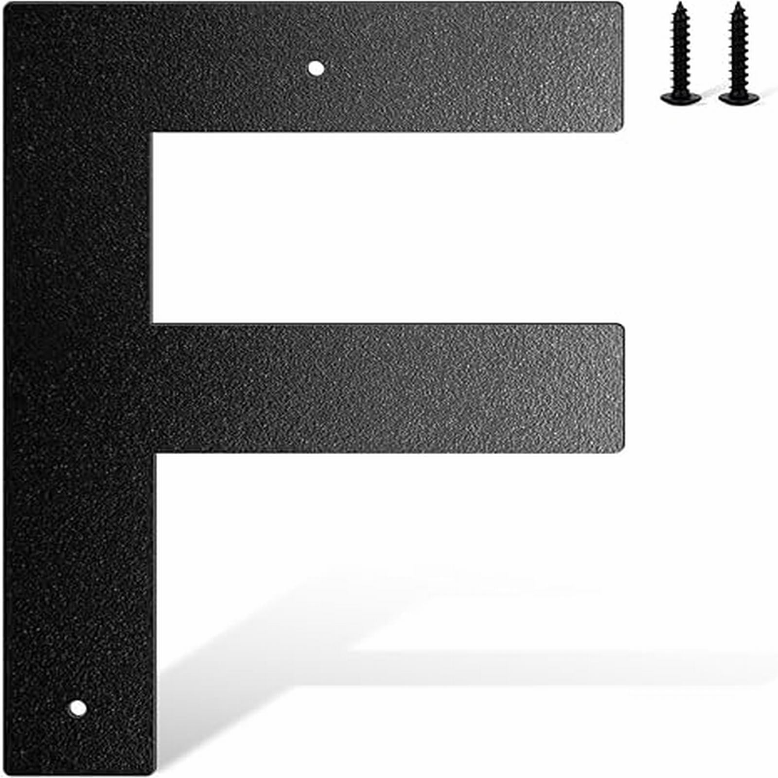 2D Iron Art F 6 Inch Metal House Number Metal Letters House Address ...