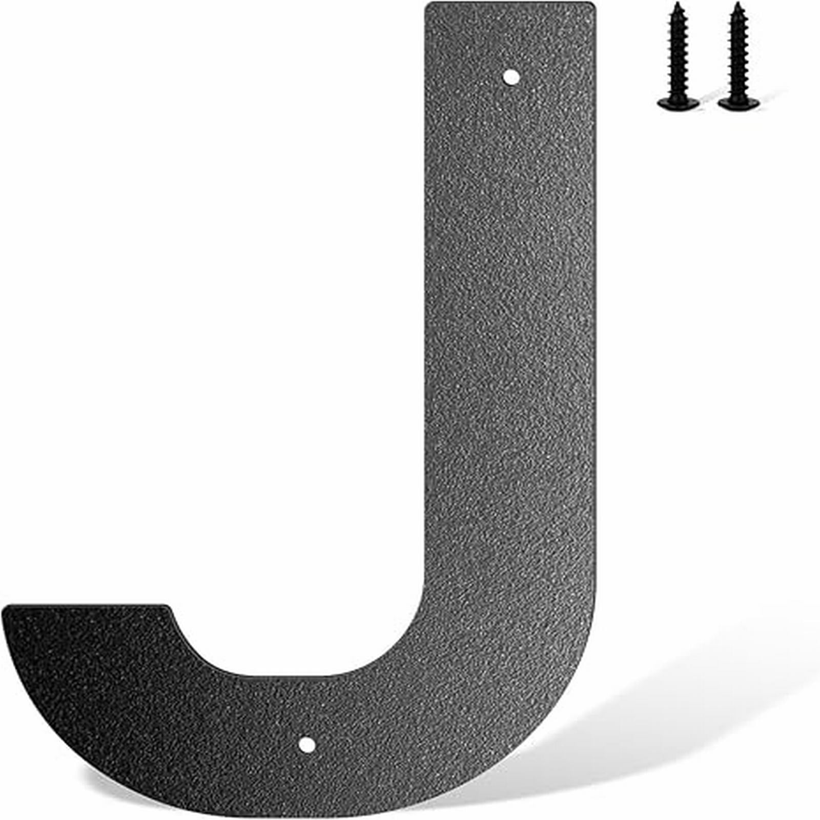 2D Iron Art J 6 Inch Metal House Number Metal Letters House Address ...