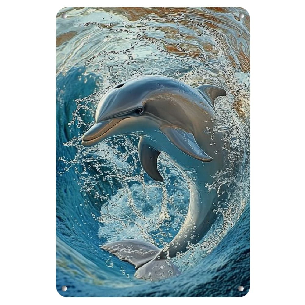 2D Iron Fake 3D Effect Wall Art Panel - 8x12 Inch Anti - Bending Metal ...