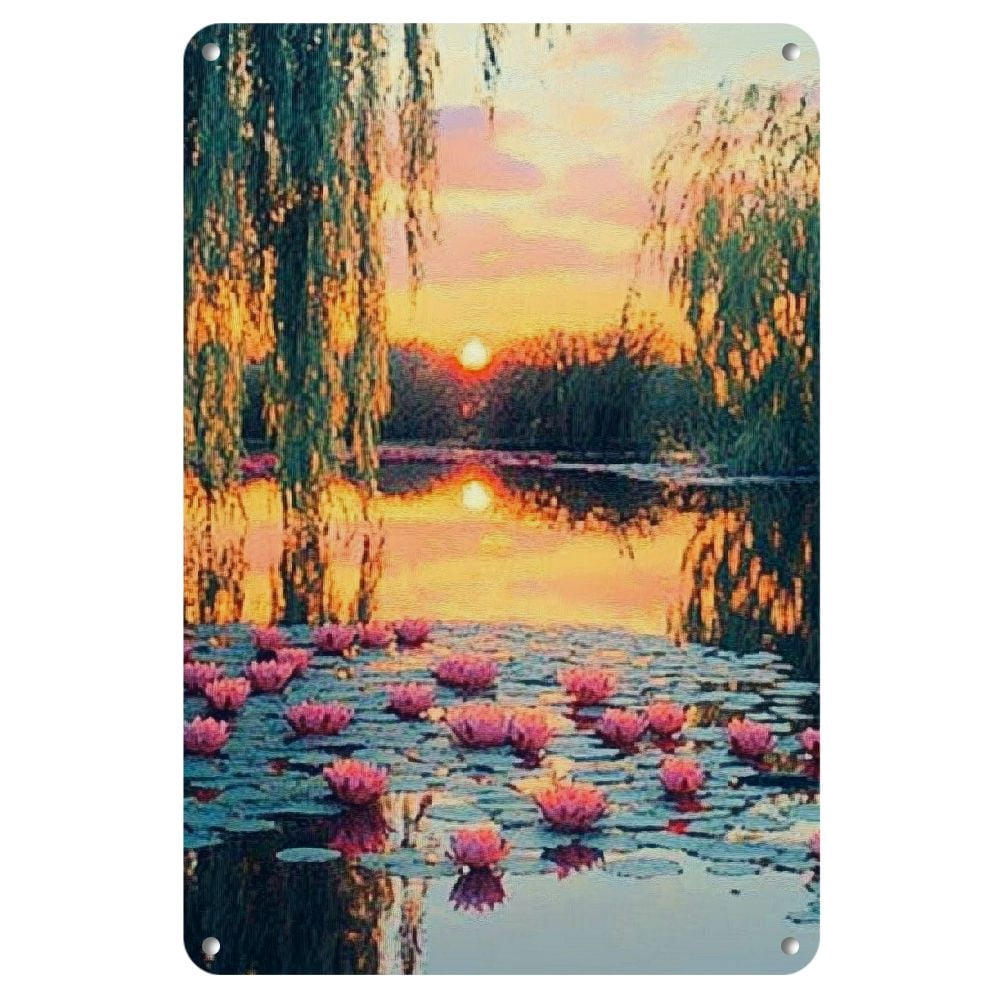 2D Iron Wall Art Panel - 8x12 Inch Anti-Bending Metal Tin Sign ...