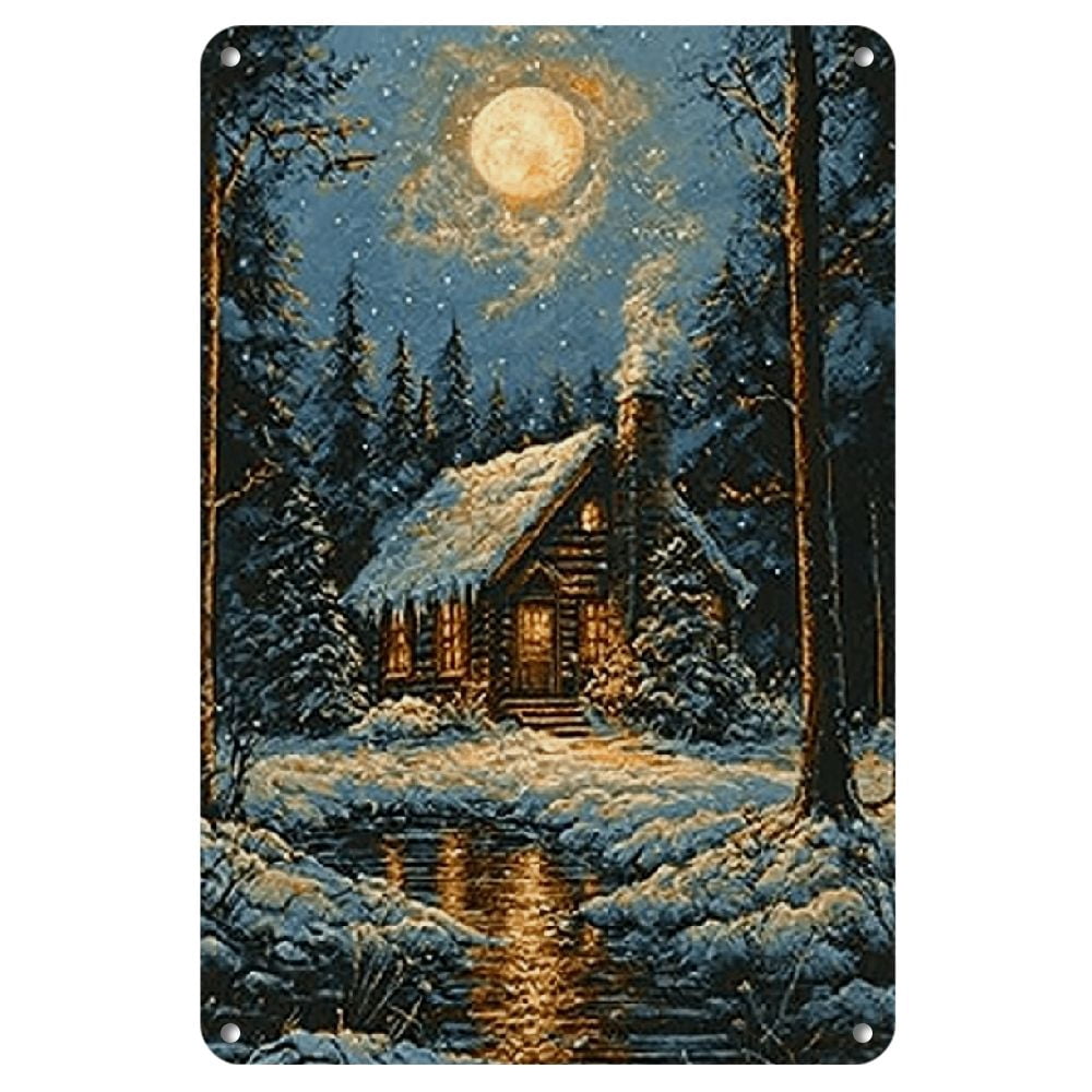 2D Iron Wall Art Panel - 8x12 Inch Anti-Bending Metal Tin Sign ...