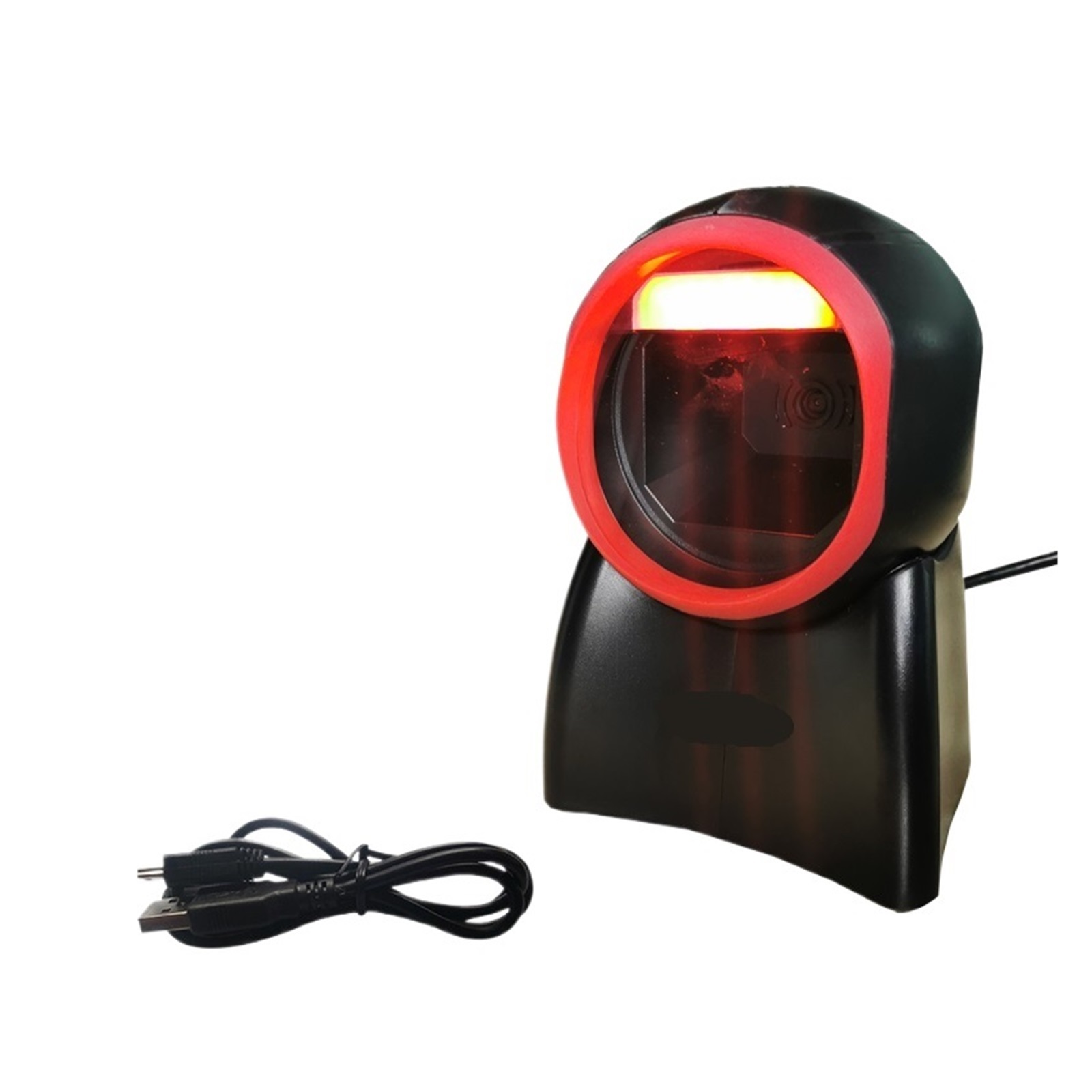2D Omnidirectional Barcode Scanner 1D 2D QR Code Desktop Automatic ...