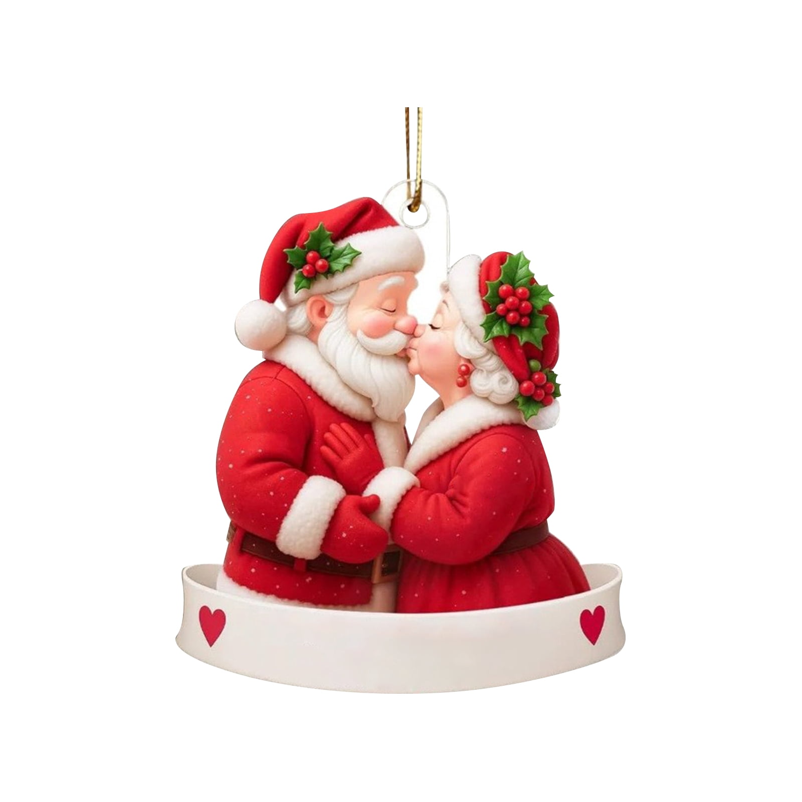 2D Personalized Growing Old Together Acrylic Christmas Ornament, Dwarf ...