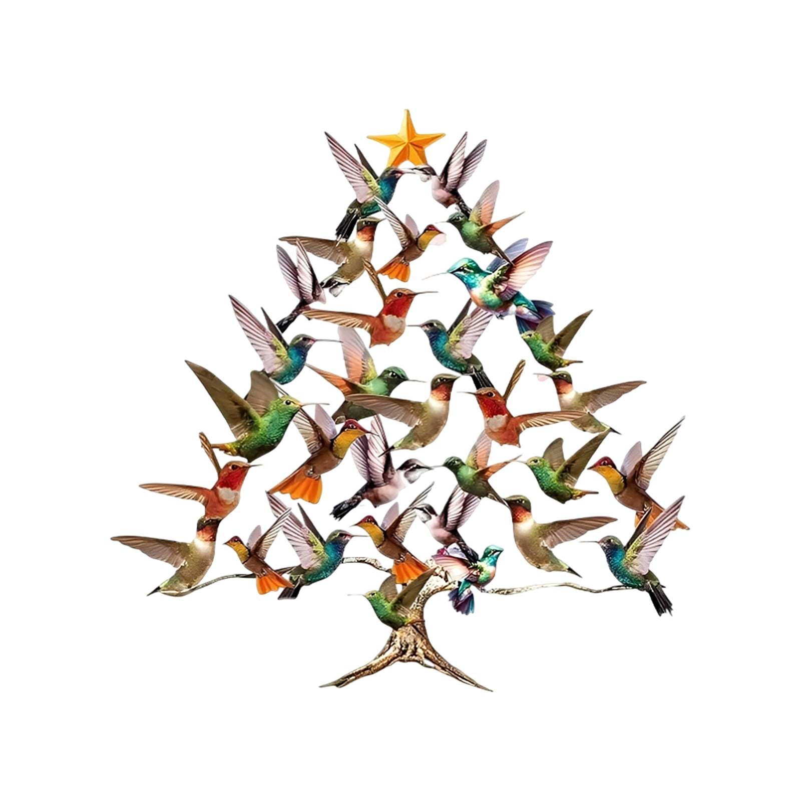 2D Plane Christmas Decorations, Christmas Tree Decorations, Double ...