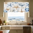 2D Printed Kitchen Curtain Short Panels Washable Decorative Window ...