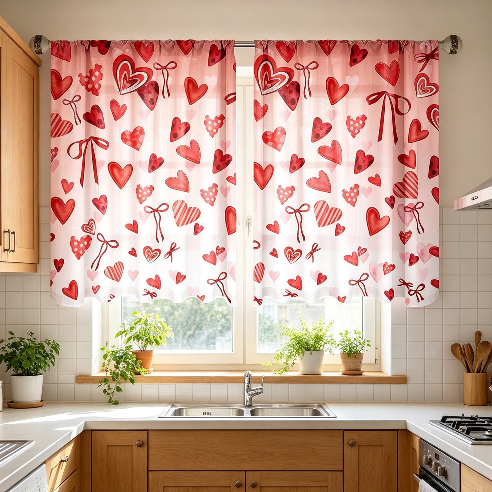 2D Printed Short Panel for Small Window — Washable Polyester, 28x39 in ...