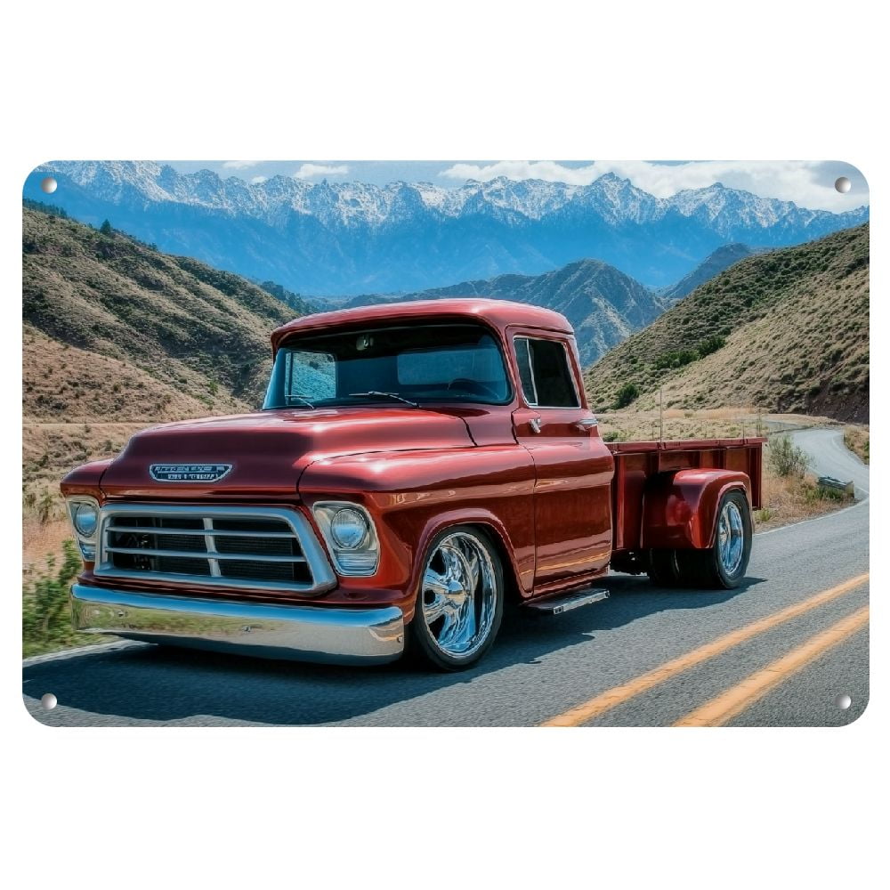 2D A Rare Collector'S Edition of a Classic Red Pickup Truck Themed ...