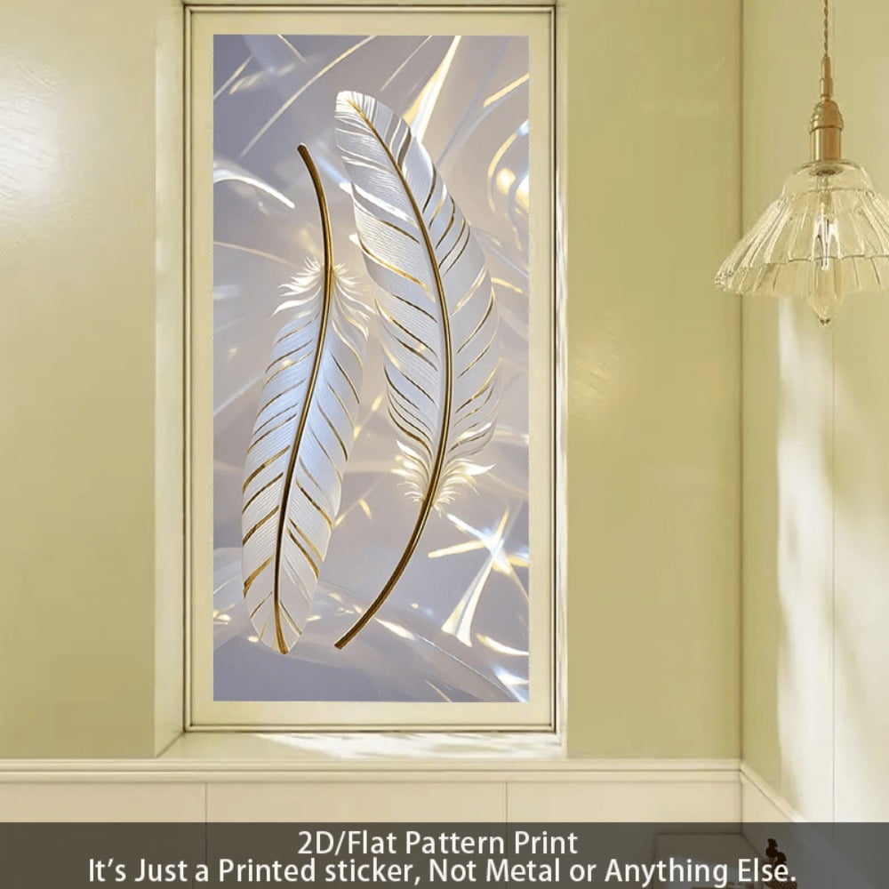 2D flat, 1 piece of frosted glass sticker - 17.71×39.37in (45×100cm ...