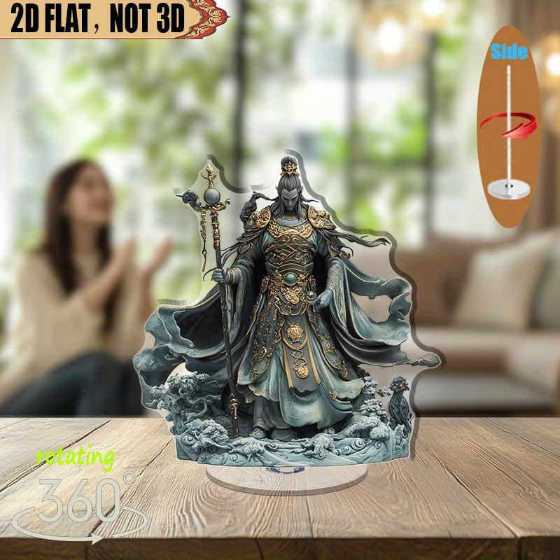 [2D flat] 1PC Rotating acrylic tabletop centerpiece featuring a ...