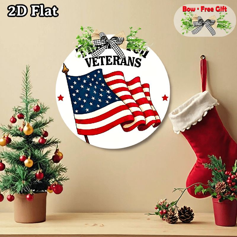 2D flat, a 12-inch wooden sign. Thank You Veterans. Beautiful ...
