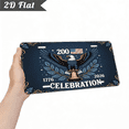 2D flat, an aluminum decorative sign, 200 CELEBRATION 1776 - 2026 USA ...