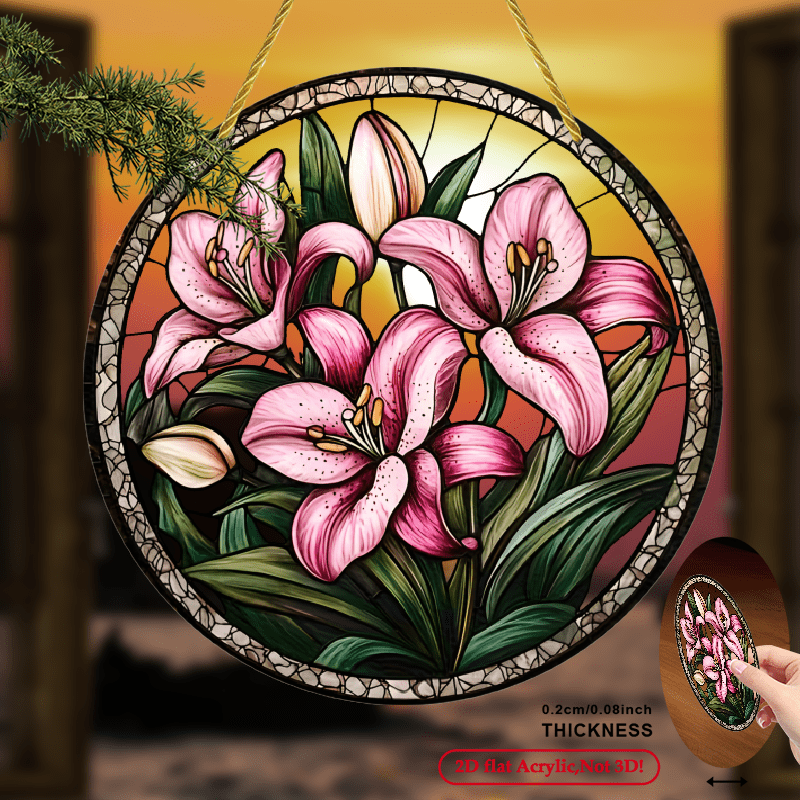 2D floor plan, 1 acrylic logo with three lilies, acrylic sun visor, perfect gift for Halloween ...