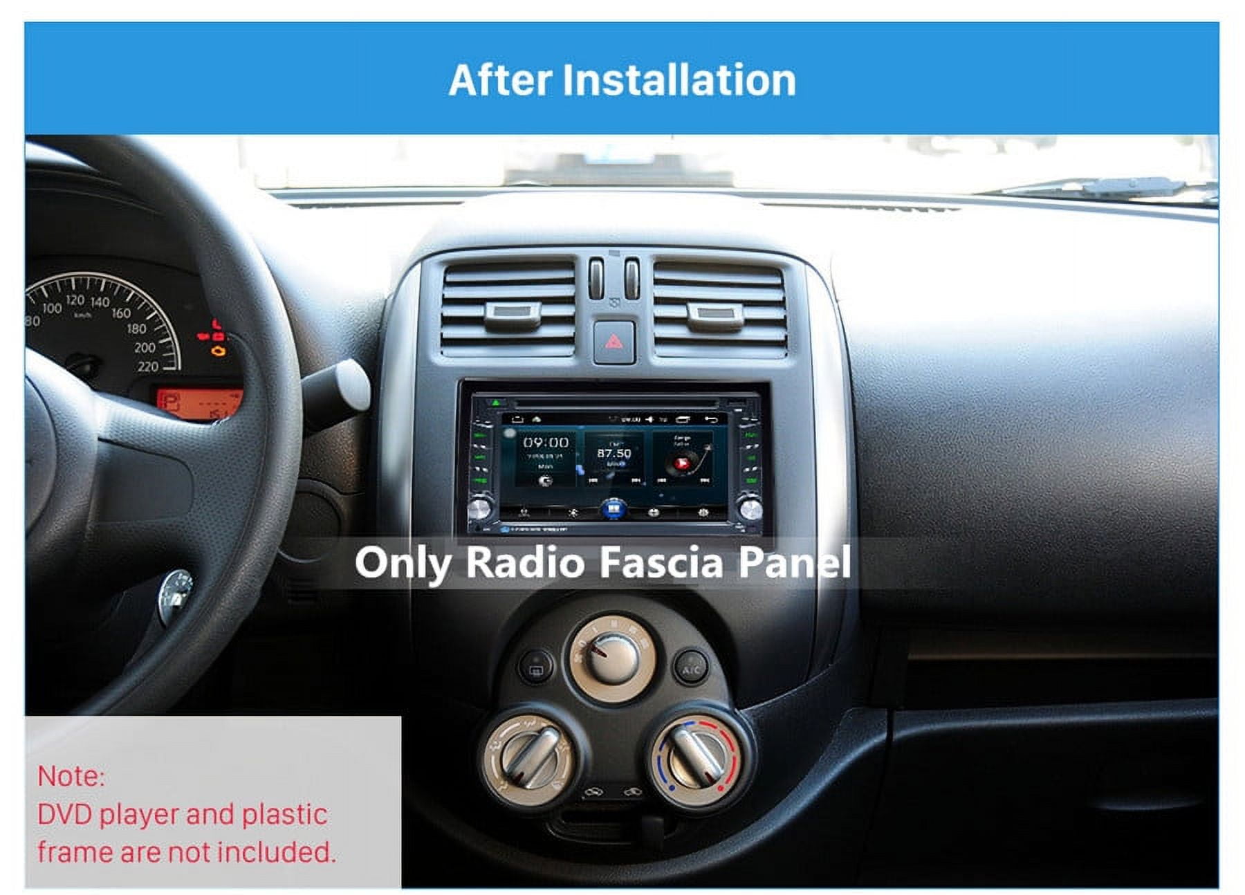 2DIN Car Dashboard Stereo Radio Fascia Dash Panel DVD Player Install ...