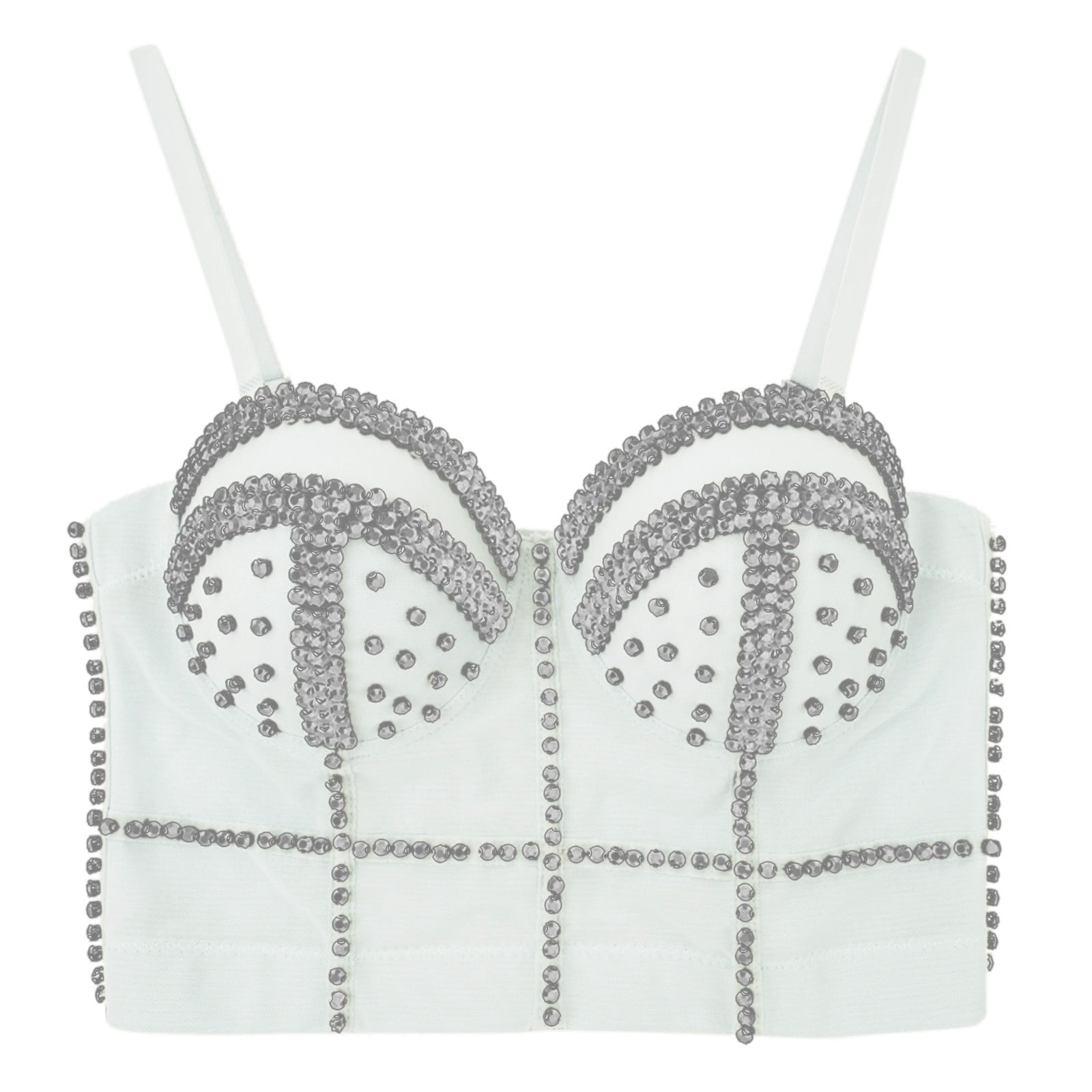 2DXuixsh Bra Set Bodysuits for Plus Size Women Deep V Bow with Diamond ...