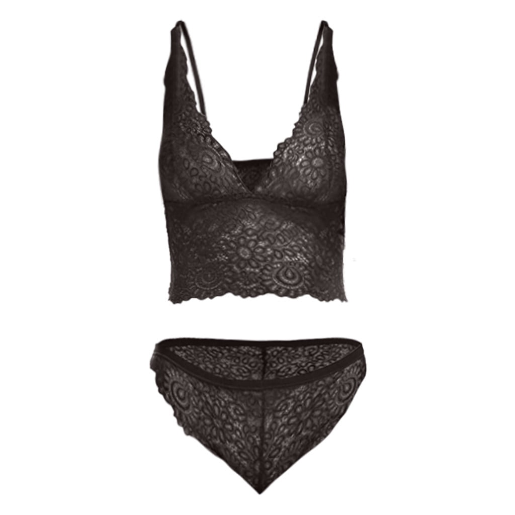 2DXuixsh Bra Set Dude Boxers Bralette Panty Set Lingerie Lace and Bra ...
