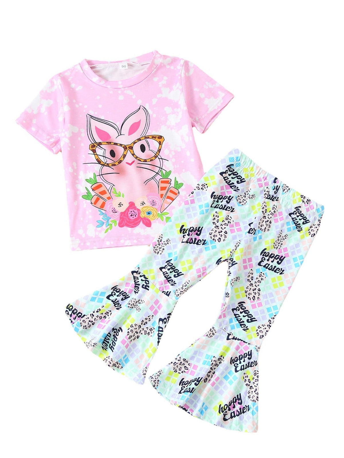 2DXuixsh Clothes for Girls Size 14-16 Easter Kids Toddler Baby Girls ...