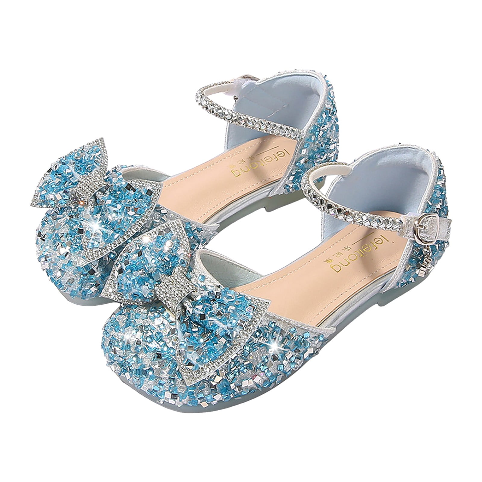 2DXuixsh Flower Girl Shoes Summer Party Wedding Cute Toddler Dress Shoes Girls Sandals Princess ...