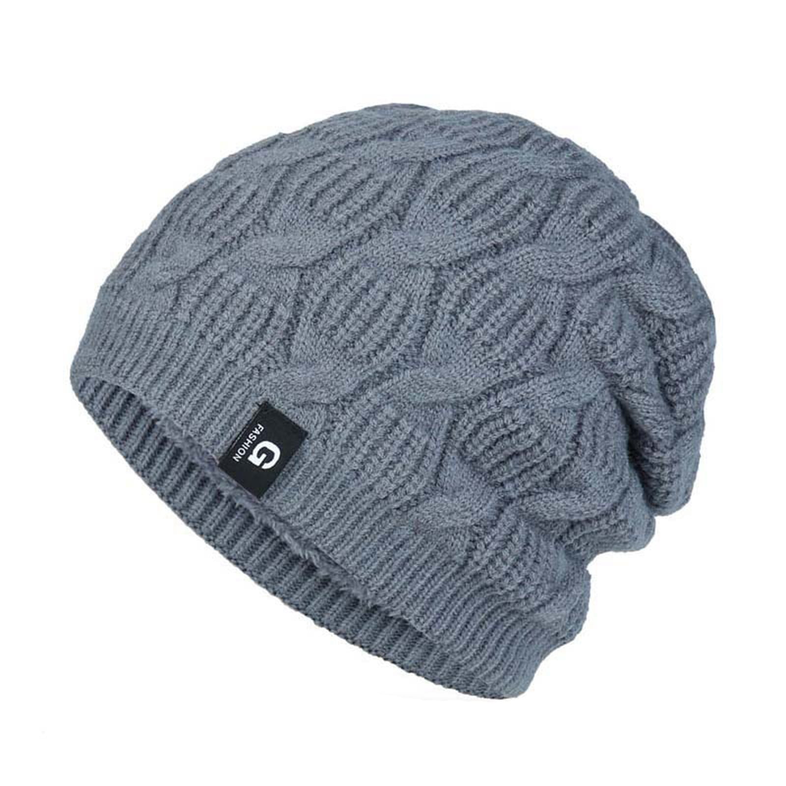 2DXuixsh Hats for Men Women Hat Socks Hat Warm Cable Knit Hats Soft ...