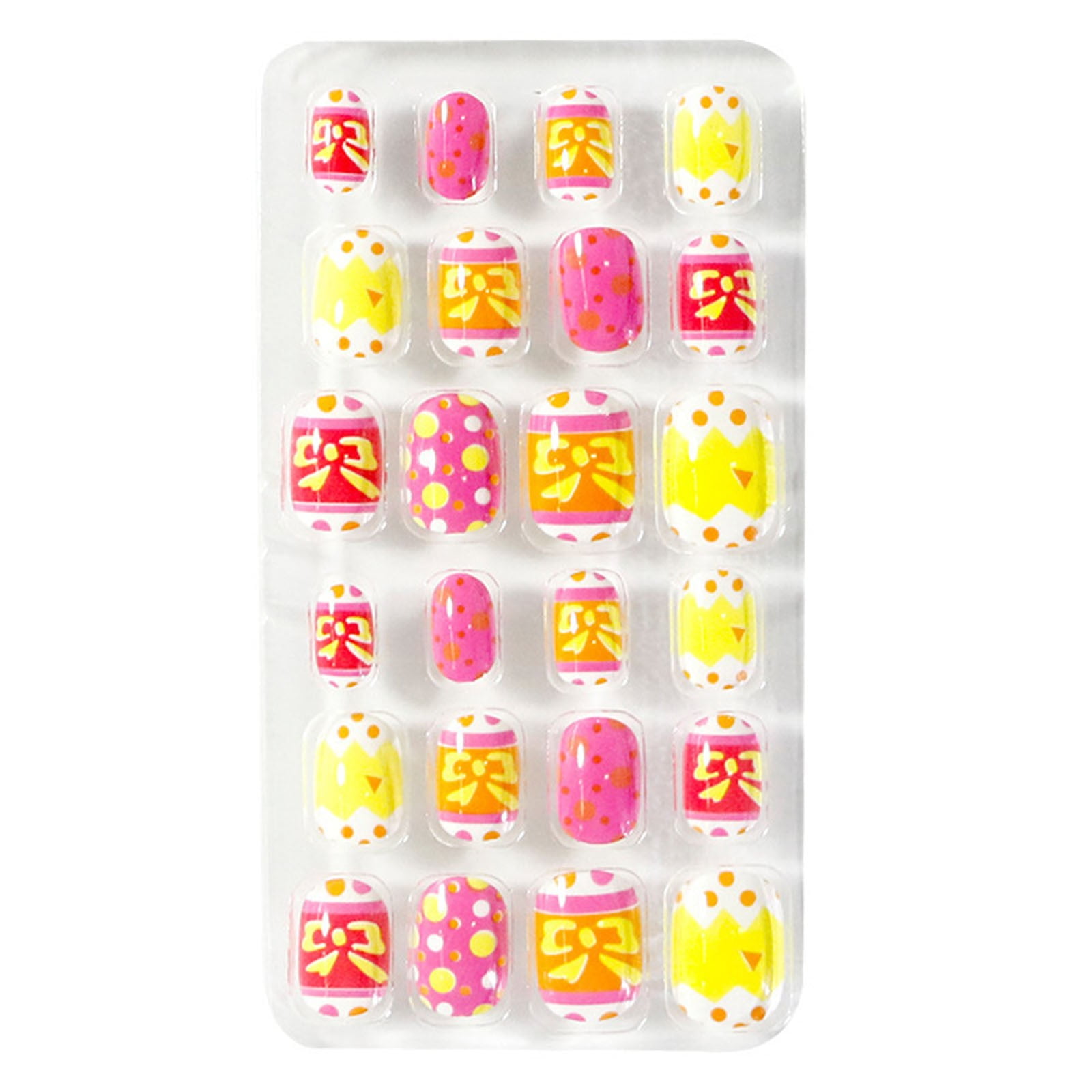 2DXuixsh Press on Nails Short Coffin Press Nails Design Long Nails ...