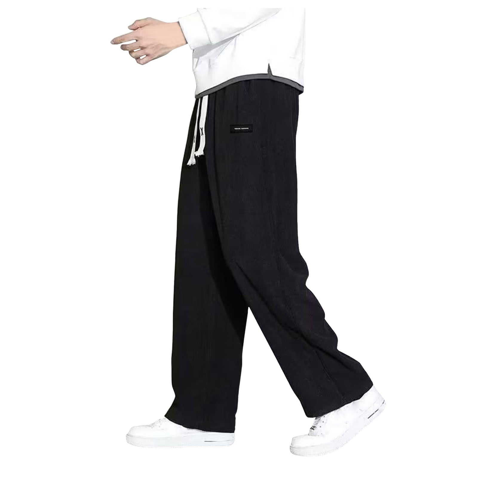 2DXuixsh Sweatpants for Men Winter Autumn Solid Color Long Trousers ...